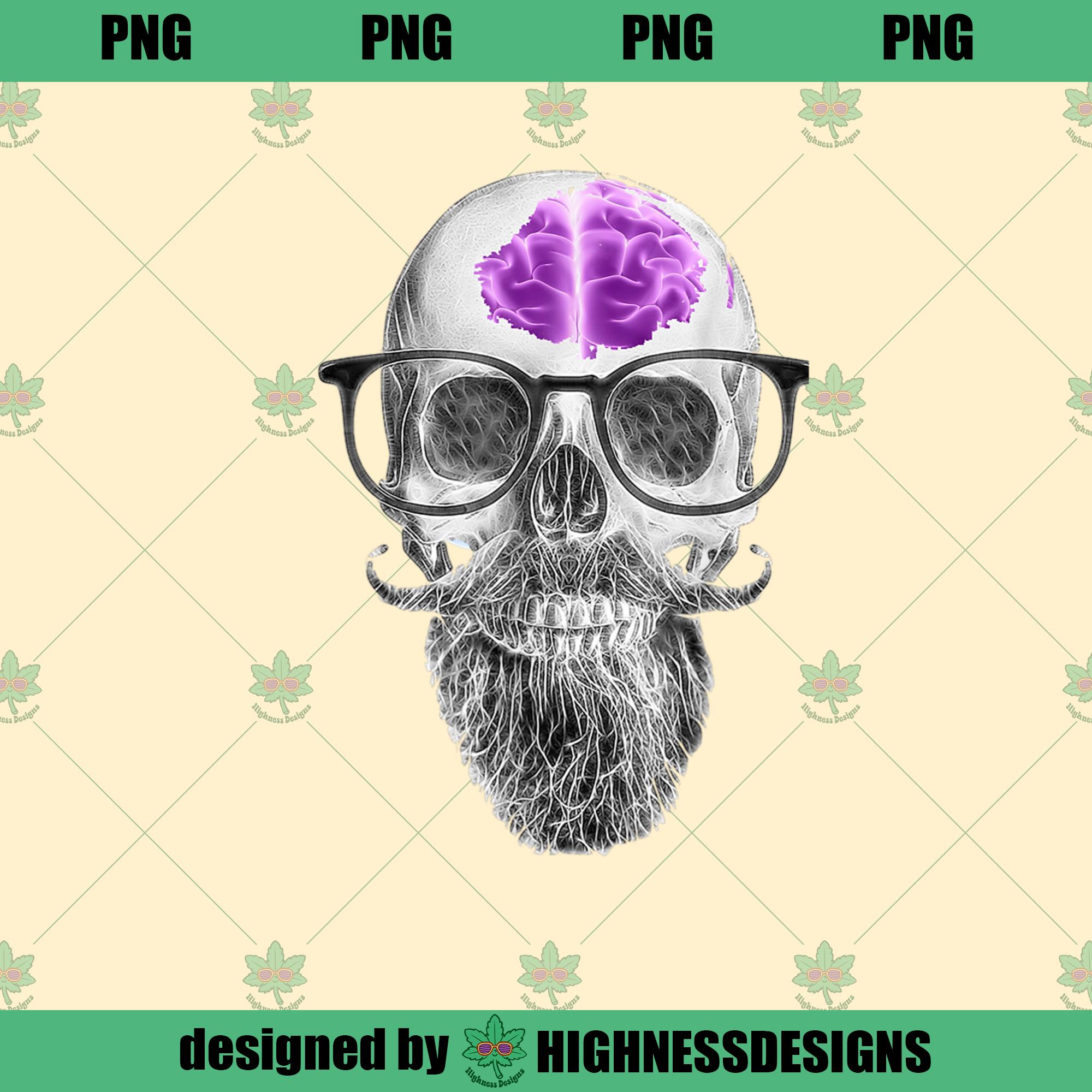 Deep Thinker Skeleton Skull W Highness Design PNG Download | Inspire Uplift