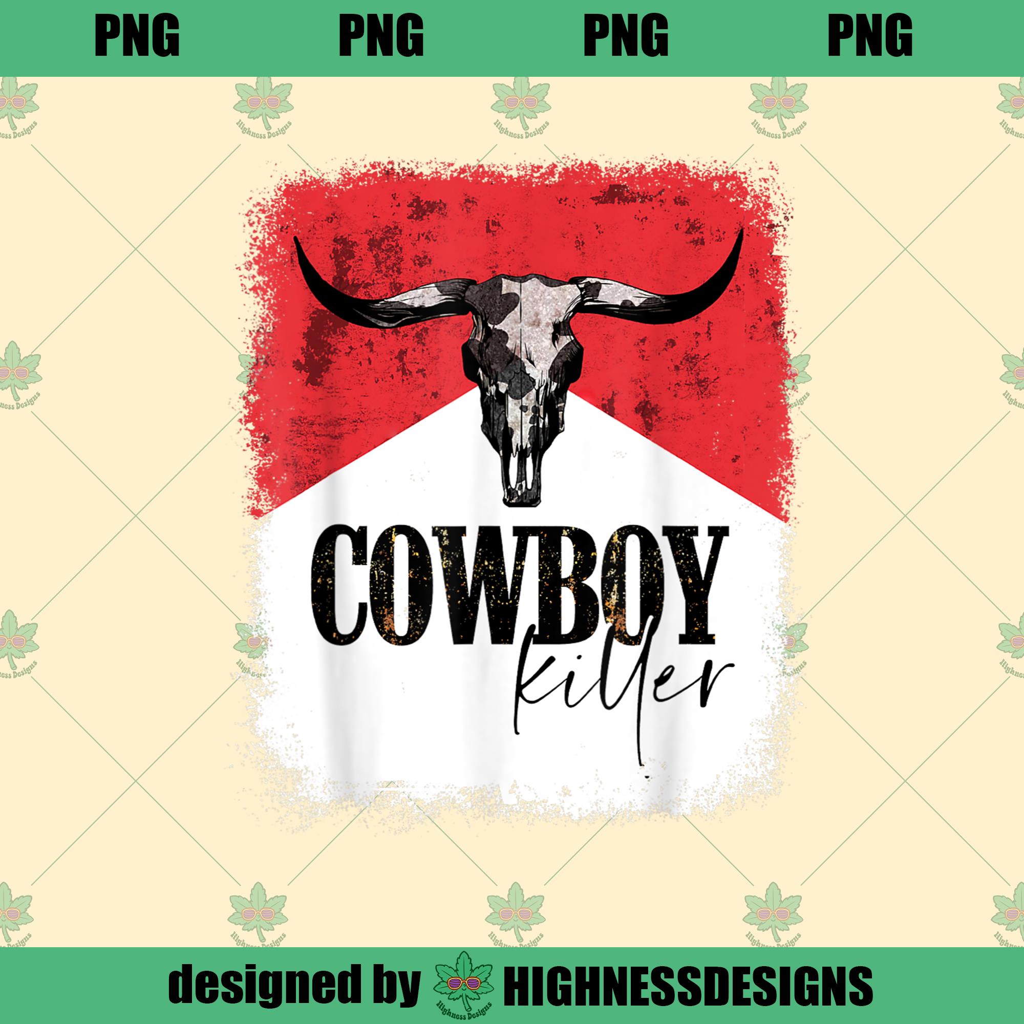 Western Bull Skull Cowboy Kil Highness Design PNG Download | Inspire Uplift
