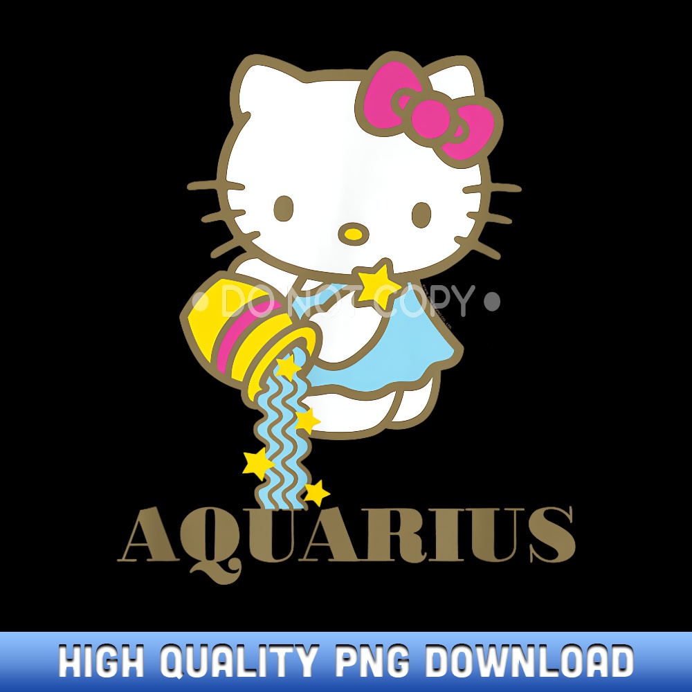 Hello Kitty Zodiac Aquarius - Contemporary Sublimation Digit - Inspire ...