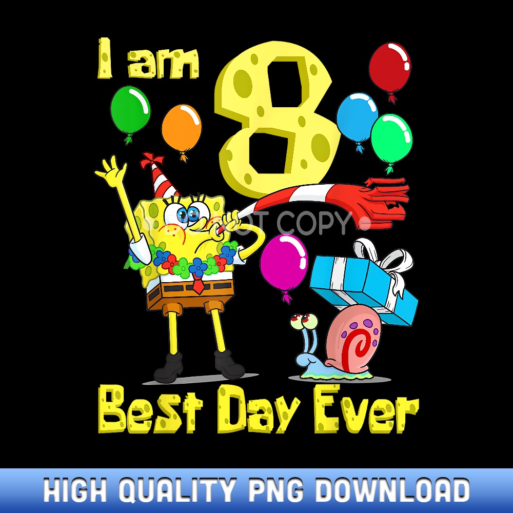 Mademark x SpongeBob SquarePants - SpongeBob I am 8 Years Ol - Inspire ...