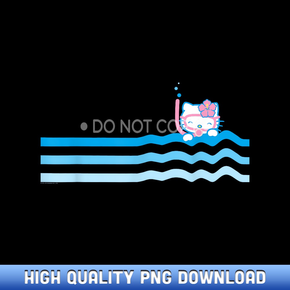 Hello Kitty Wave Ocean Beach Scuba Snorkel - Artisanal Subli | Inspire ...