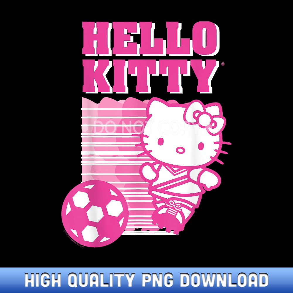 Hello Kitty Soccer Sports Athlete Tee Shirt - PNG Sublimatio | Inspire ...
