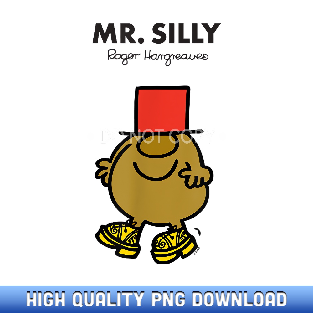 Mr. Men Mr. Silly - Contemporary Sublimation Digital Assets | Inspire Uplift
