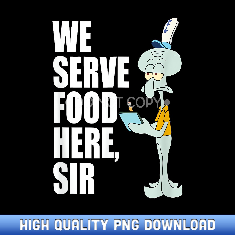 Mademark x SpongeBob SquarePants - Squidward - We Serve Food - Inspire ...