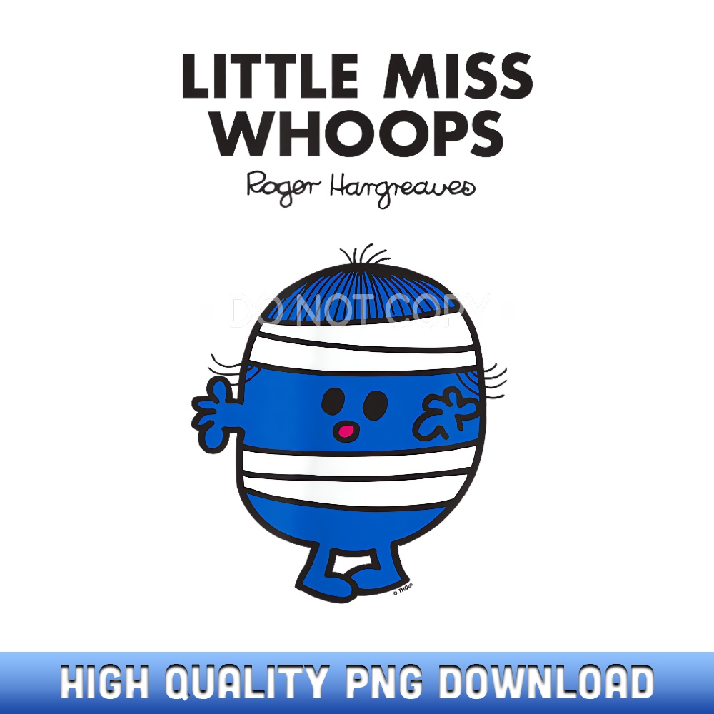 Mr. Men Little Miss Whoops - PNG Sublimation Masterpieces - - Inspire ...