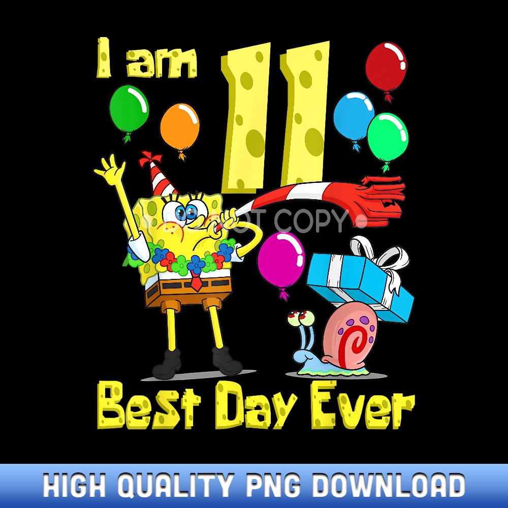 Mademark x SpongeBob SquarePants - SpongeBob I am 11 Years O - Inspire ...