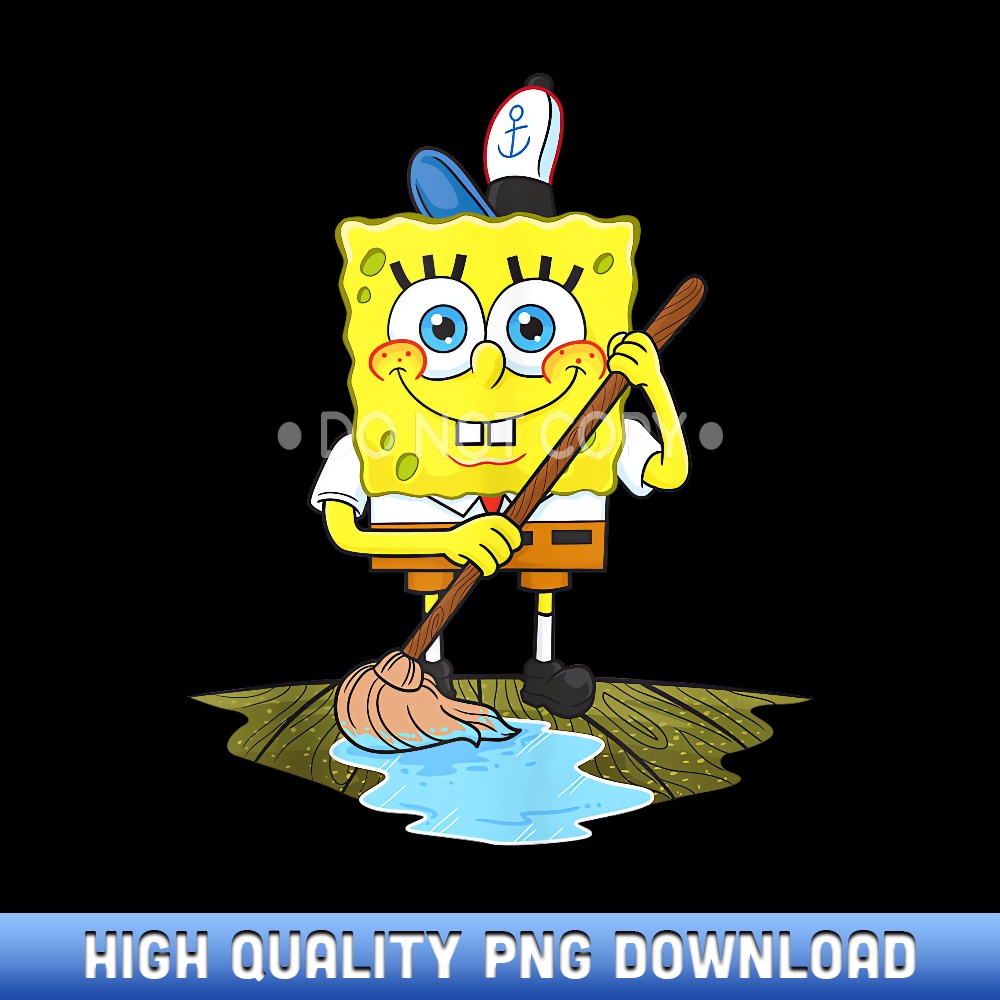 Mademark x SpongeBob SquarePants - SpongeBob Mopping The Flo - Inspire ...