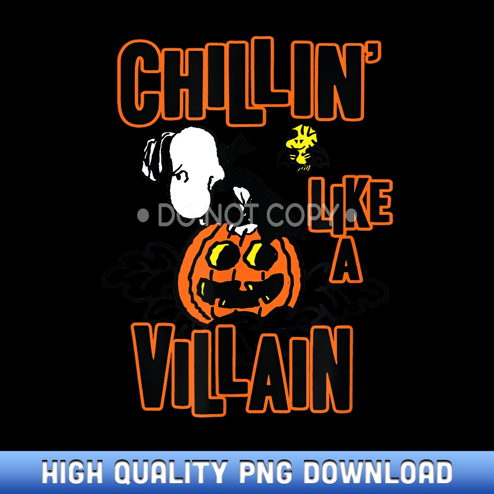 Peanuts Snoopy Chillin' Like A Villain - Ready-to-Print Subl | Inspire ...