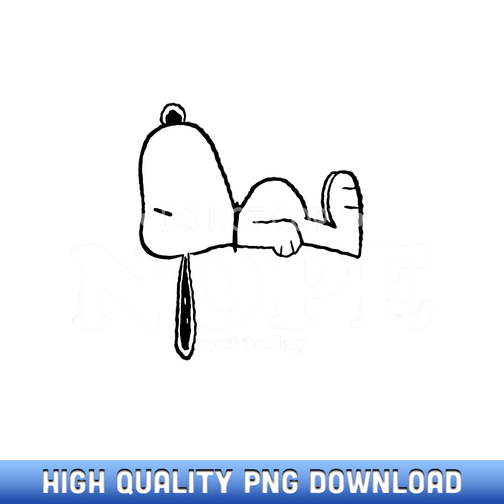 Peanuts - Snoopy Nope Long Sleeve - Handpicked Sublimation P | Inspire ...