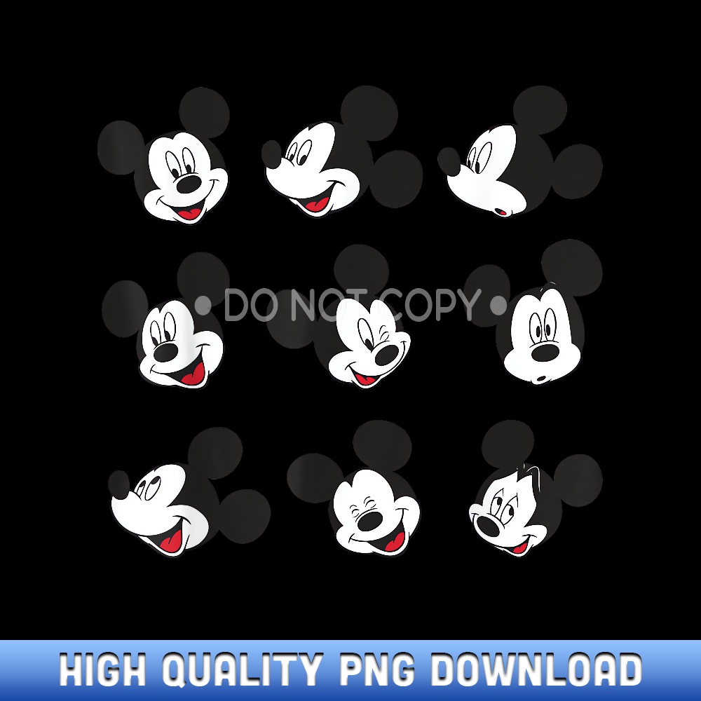 Disney Mickey And Friends Mickey Mouse Faces Grid - Luxury S | Inspire ...
