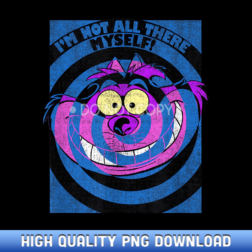 Disney Alice in Wonderland Cheshire Cat I'm Not All There! - | Inspire ...
