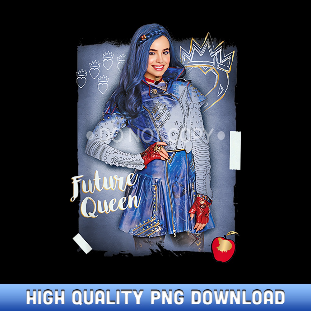 Disney Descendants Evie Future Queen - Luxury Sublimation PN | Inspire ...