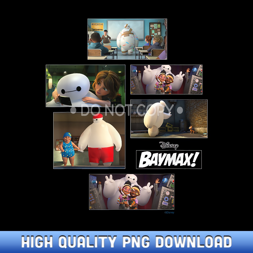 Disney Baymax! Series Scenes Big Hero - Ready-to-Print Subli | Inspire ...