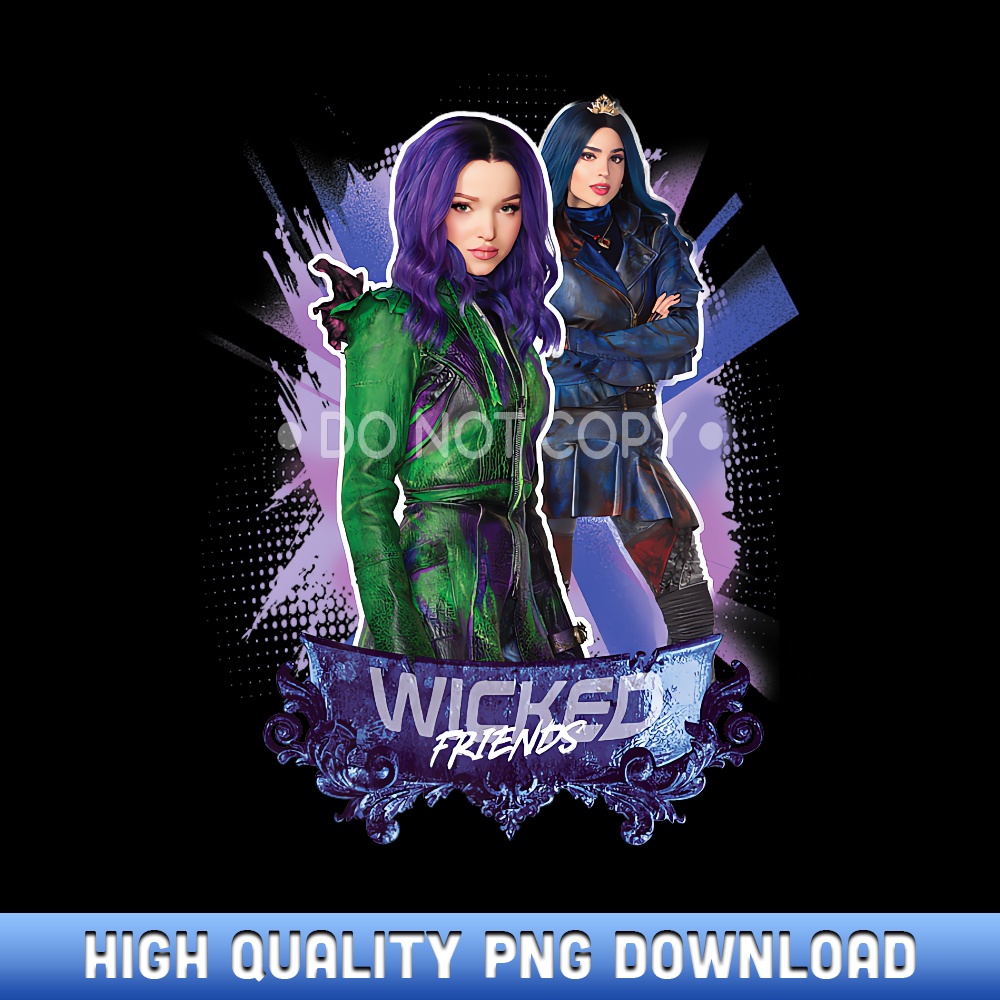 Disney Descendants 3 Mal and Evie Wicked Friends Premium - A | Inspire ...