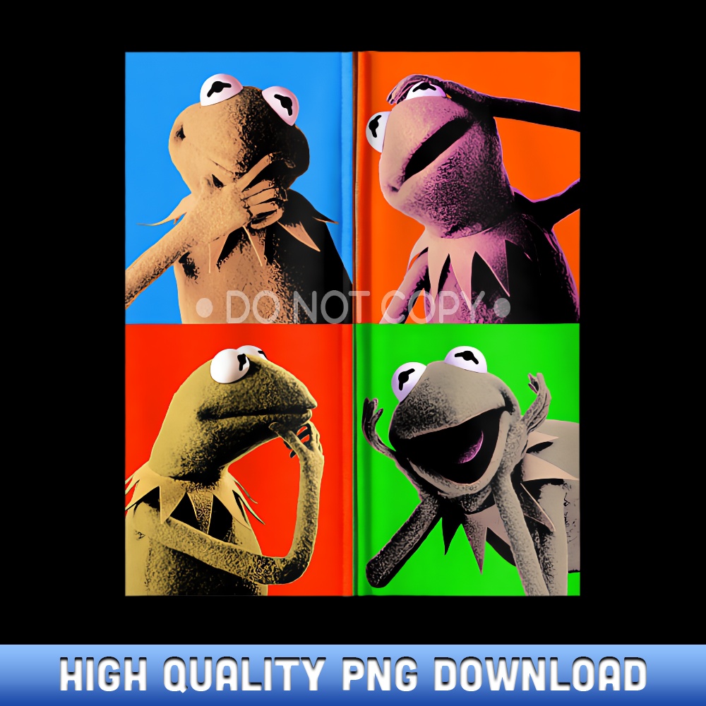 Disney The Muppets Kermit The Frog Pop Art - Limited Edition | Inspire ...