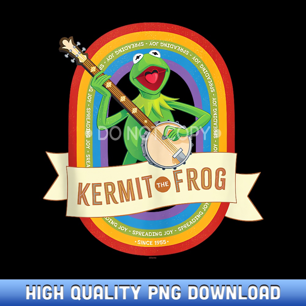 Disney The Muppets Kermit the Frog Spreading Joy Since 1955 | Inspire ...