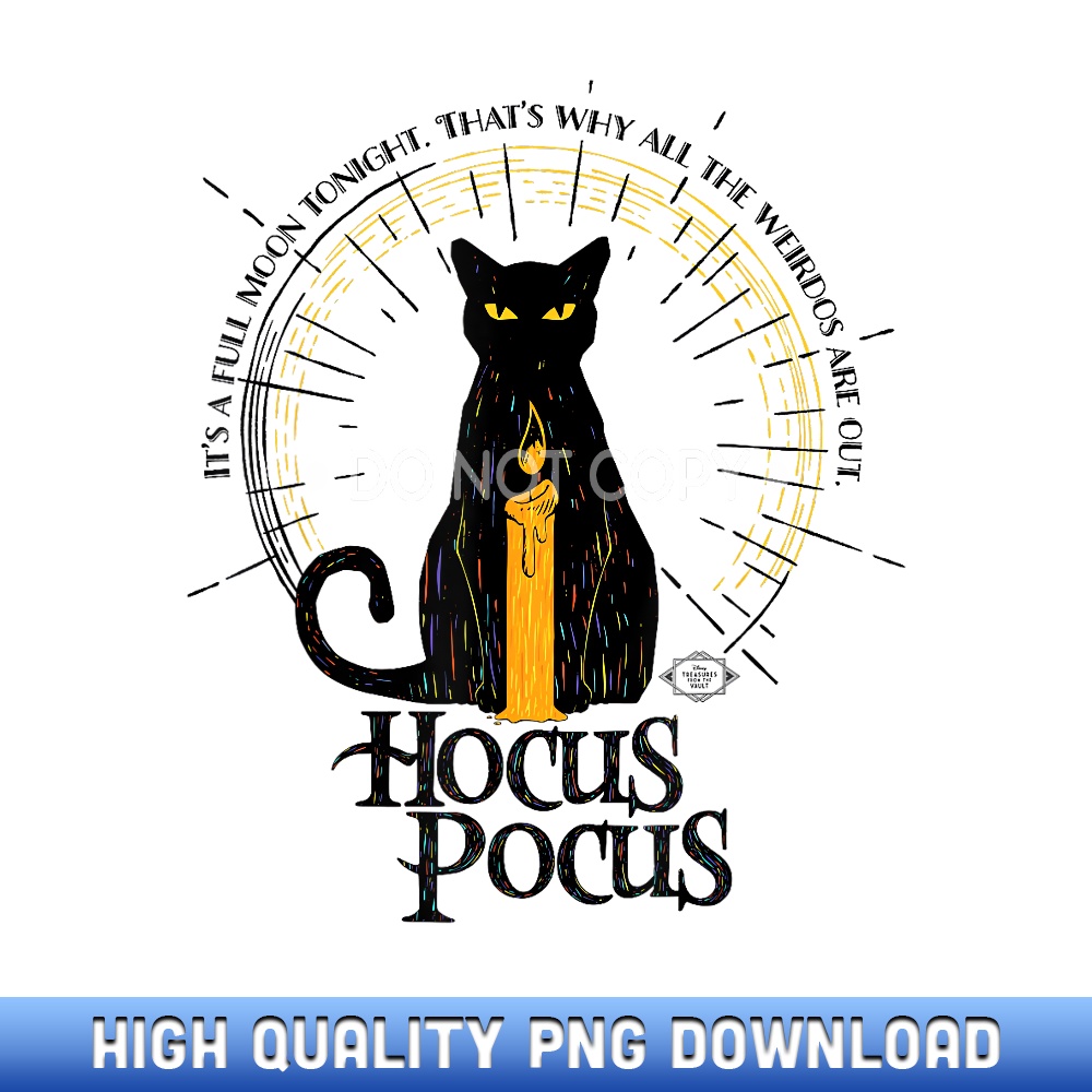 Disney Hocus Pocus Binx with Black Flame Candle Full Moon - | Inspire ...