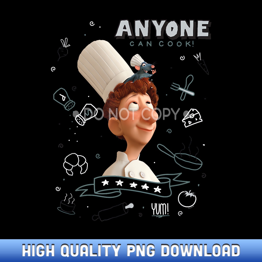 Disney PIXAR Ratatouille Remy Linguini Anyone Can Cook - Cur | Inspire ...