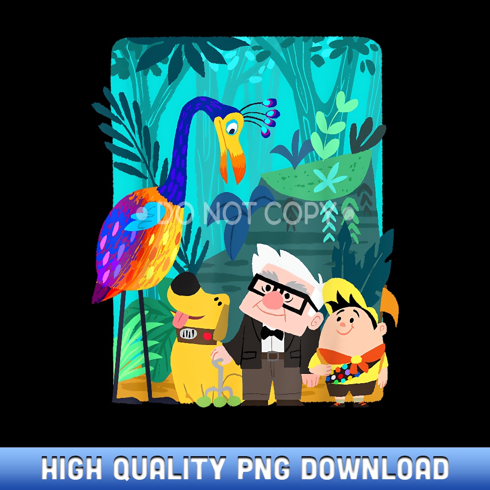 Disney and Pixaru2019s Up Carl Russell Dug Kevin Paradise Fa | Inspire ...