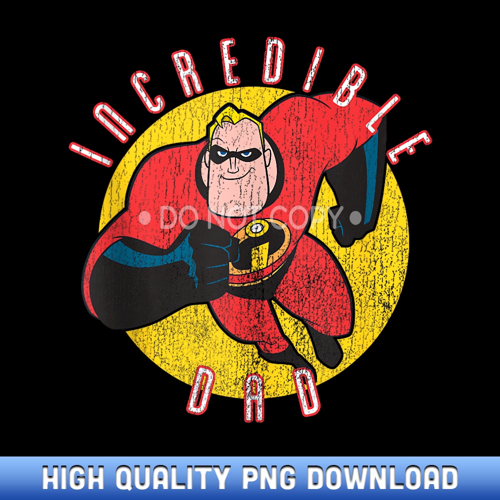 Disney Pixar Incredibles Mr Incredible Dad - Artisanal Subli | Inspire ...