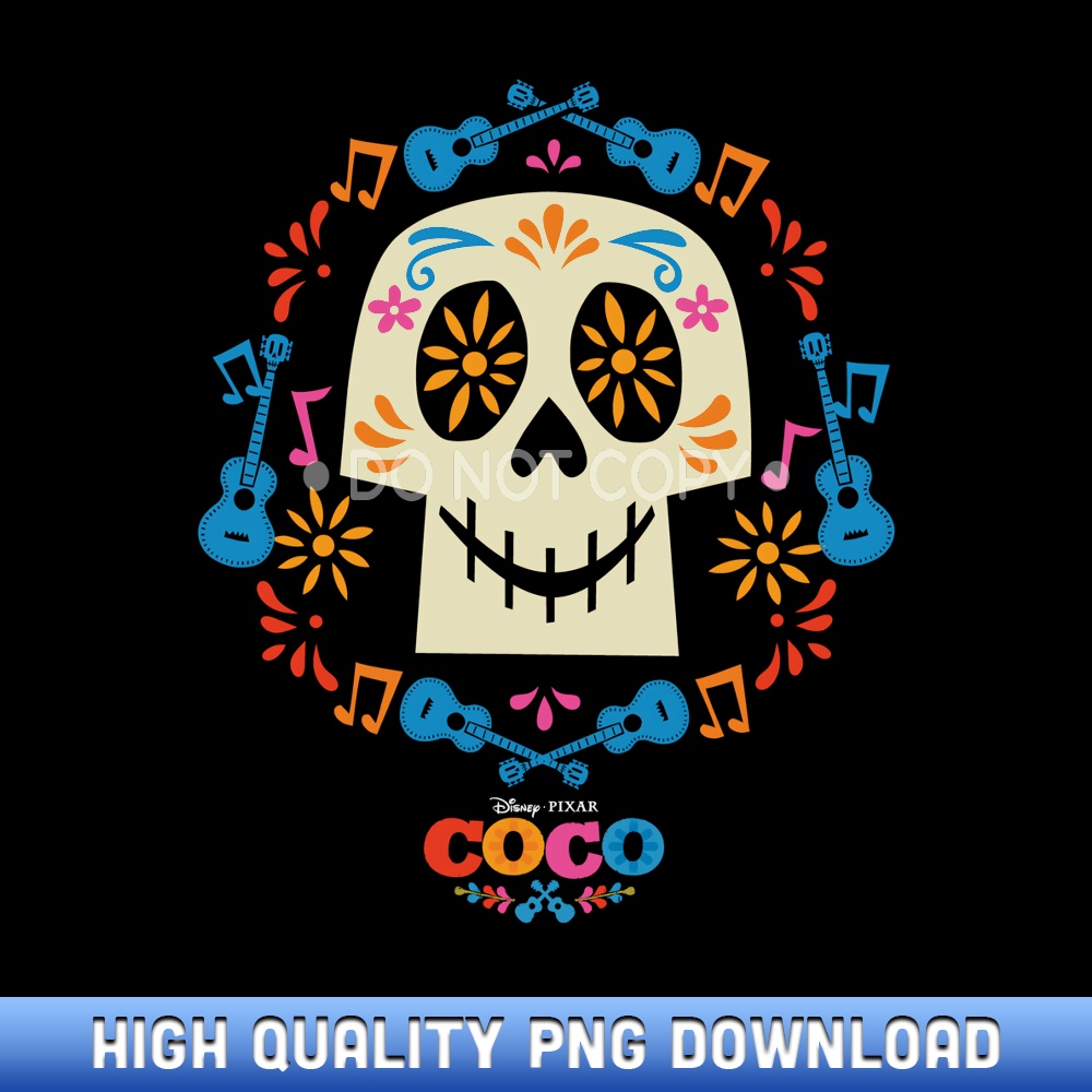 Disney and Pixar's Coco Papel Picado Sugar Skull Long Sleeve - Inspire ...