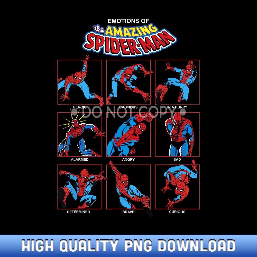 Marvel Spider-Man Classic Expressions Of Spider-Man Grid - C | Inspire ...
