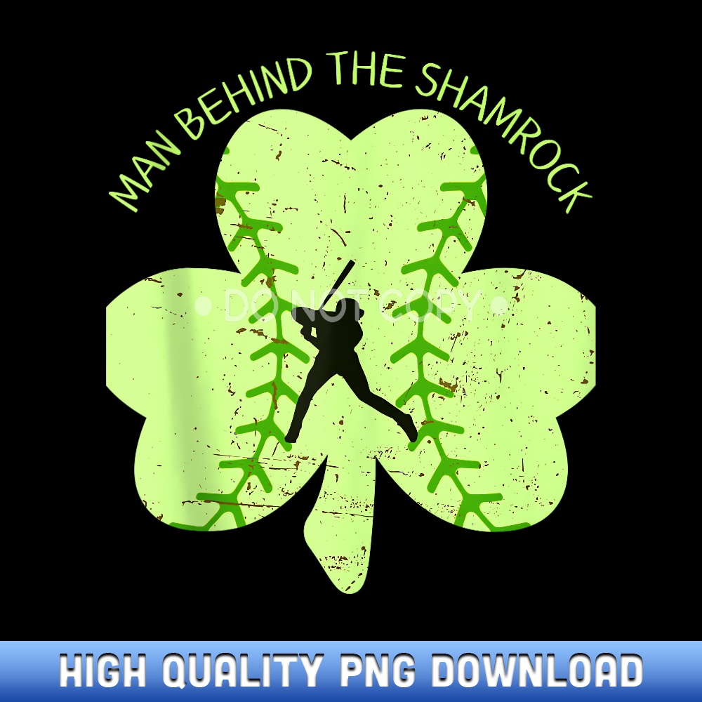 happy St Patricks day Baseball game man behind the shamrock | Inspire ...