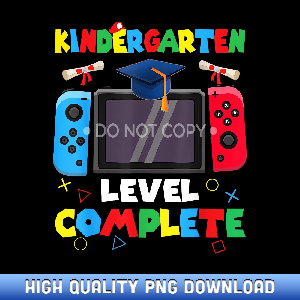 Kindergarten Level Complete Graduation Class 2024 Boys Gamer - Inspire ...