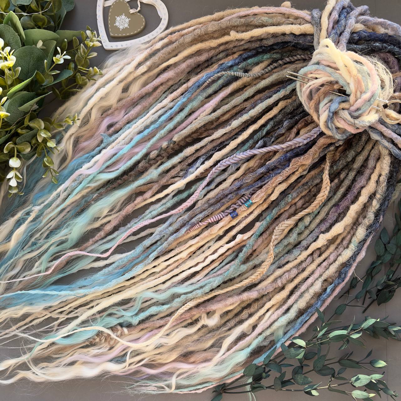 Textured dreadlocks with natural goat curls | Inspire Uplift