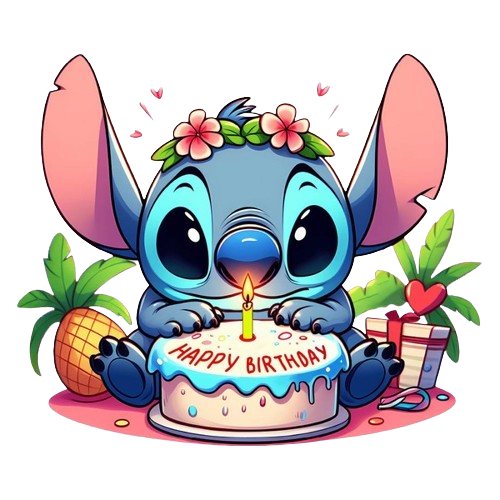 Stitch Happy Birthday Png, Happy Birthday Stitch Images, Sti | Inspire ...