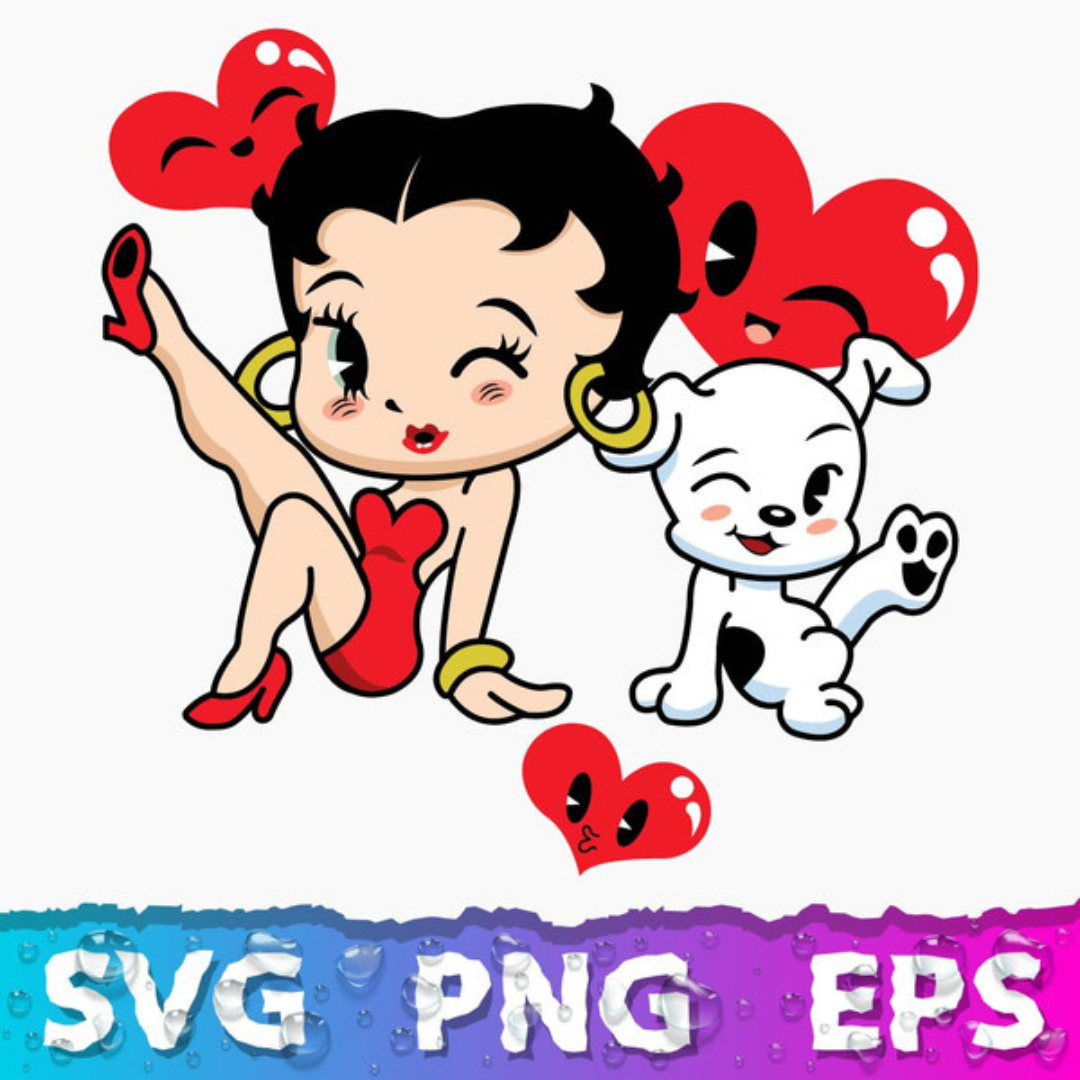 Betty Boop Svg, Betty Boop Svg For Cricut, Betty Boop Png, B | Inspire ...