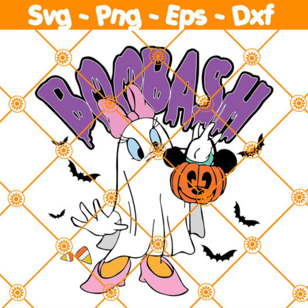 Daisy Duck Boo Bash Svg, Halloween SVG, Daisy Ghost Mickey P | Inspire ...