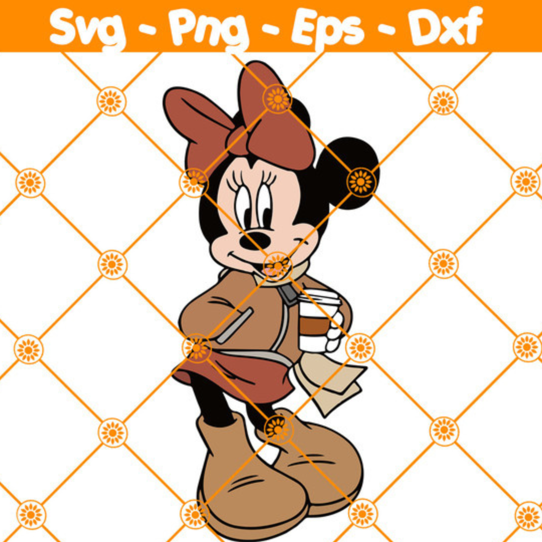 Minnie Mouse Fall SVG, Hello fall yall Svg, Fall Tumbler Svg | Inspire ...