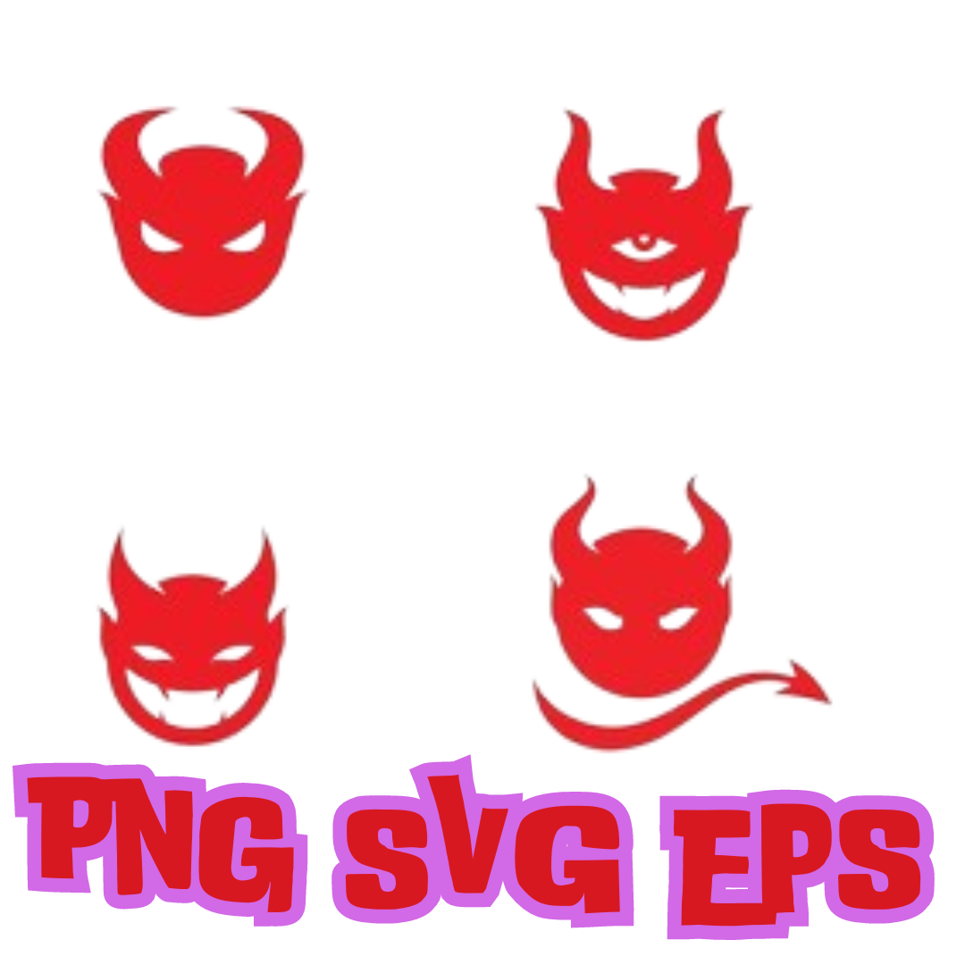 Red Devil Vector Svg, Devil Png, Halloween Devil Clipart Fil - Inspire ...