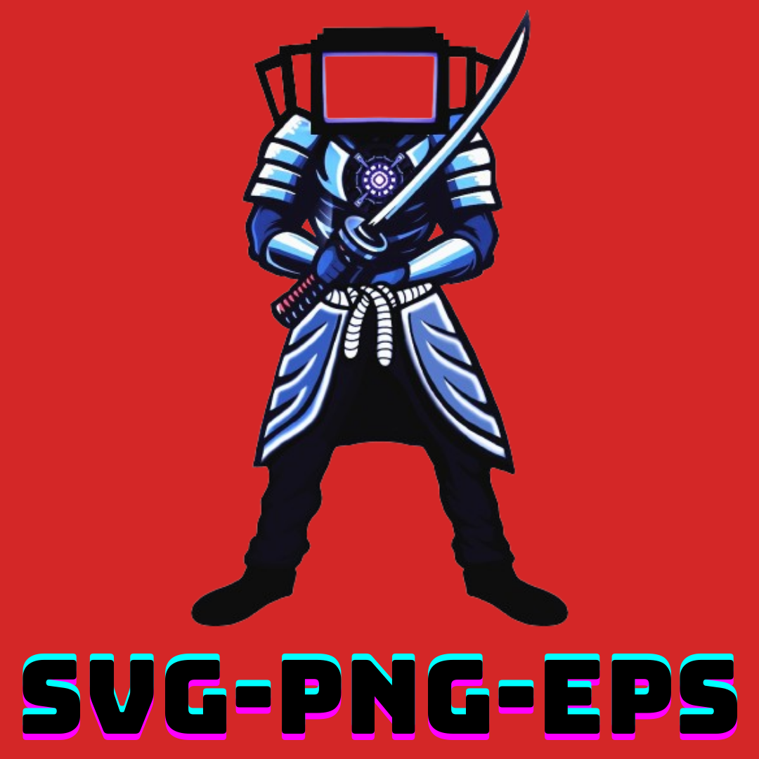 SHOGUN man Ninja Warrior skibidi toilet SVG,Skibidi Toilet S - Inspire ...