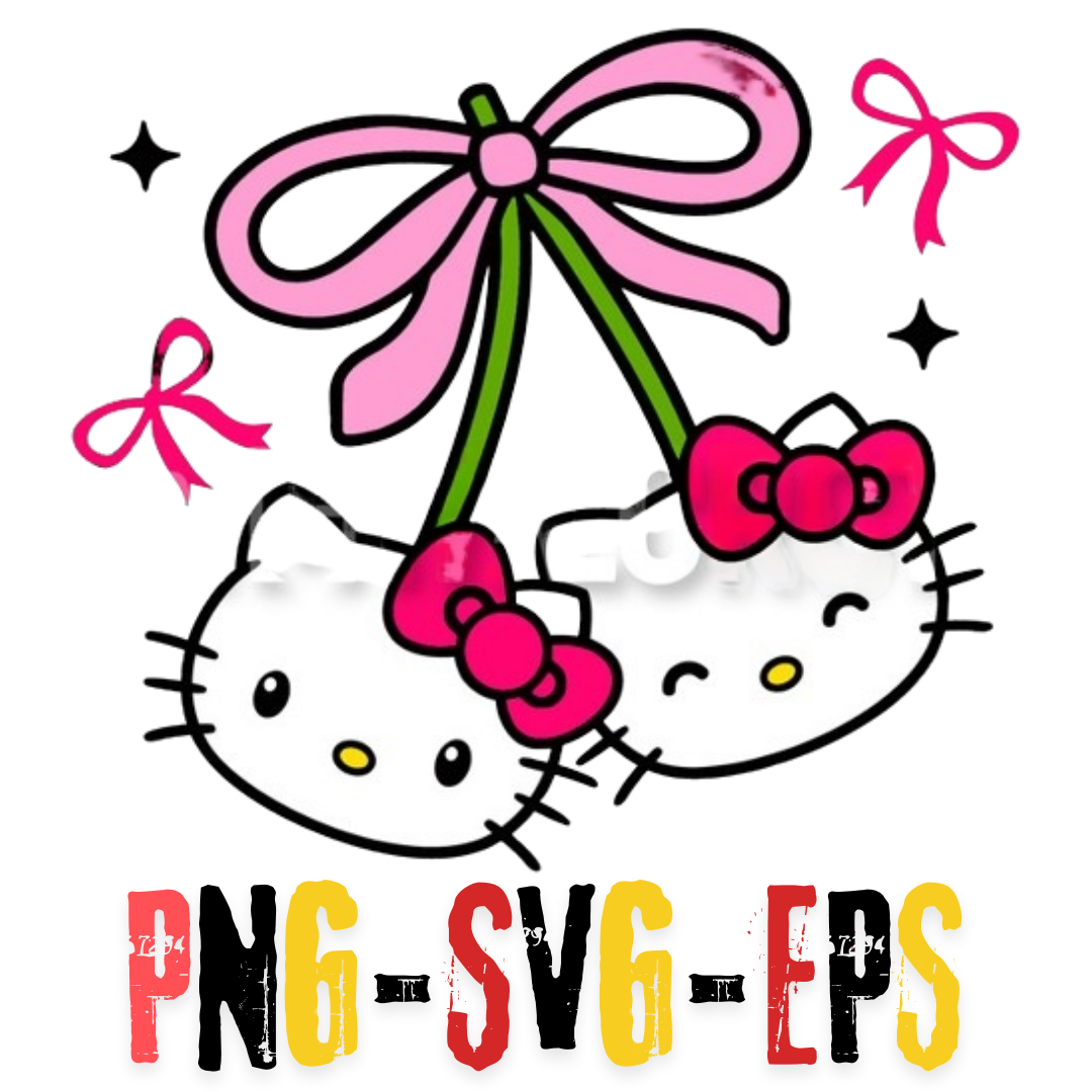 Cute Hello Kitty Scientist Image - Layered SVG PNG EPS for D | Inspire ...