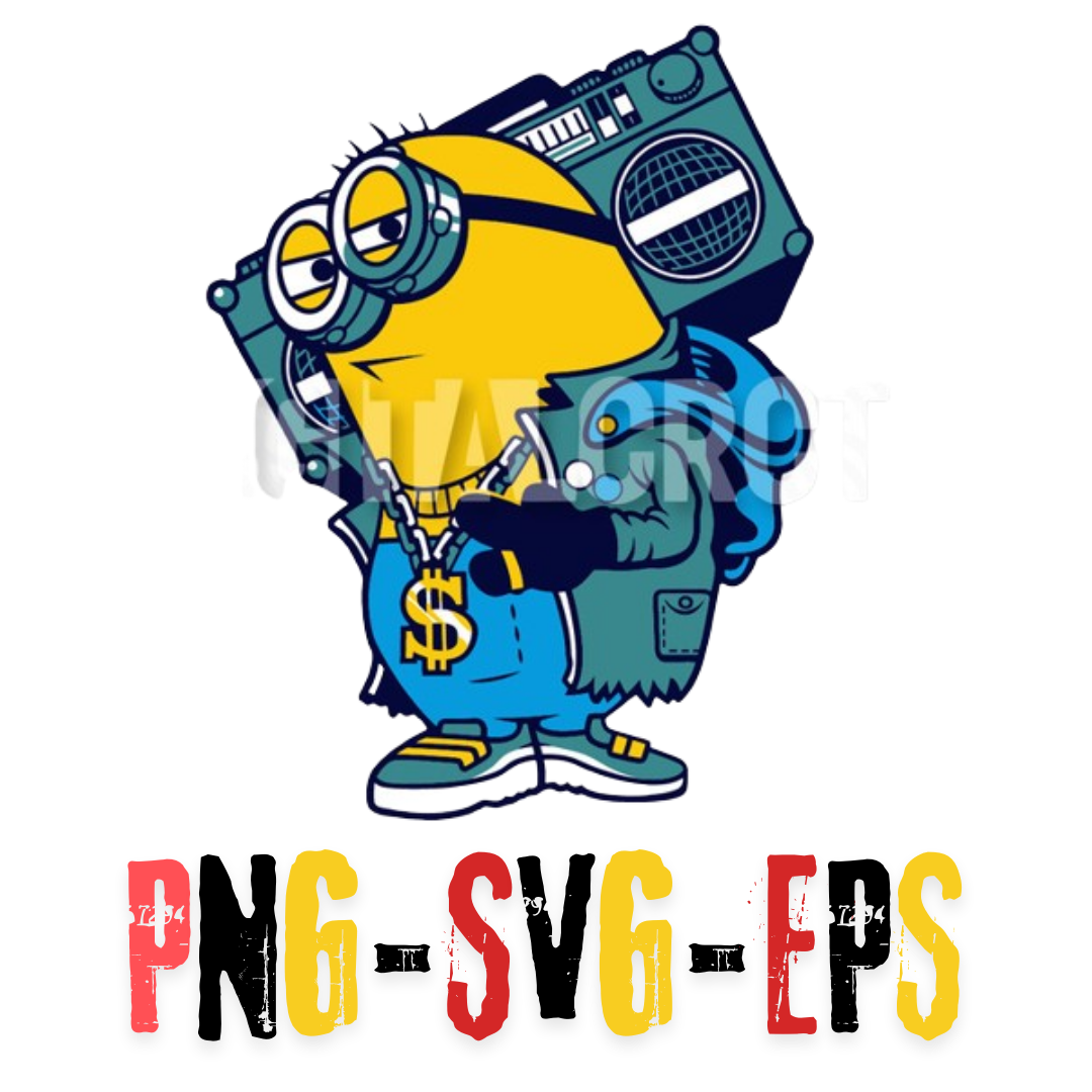 Stylish Minion with DJ Gear and Money Chain - Vector Illustr | Inspire ...