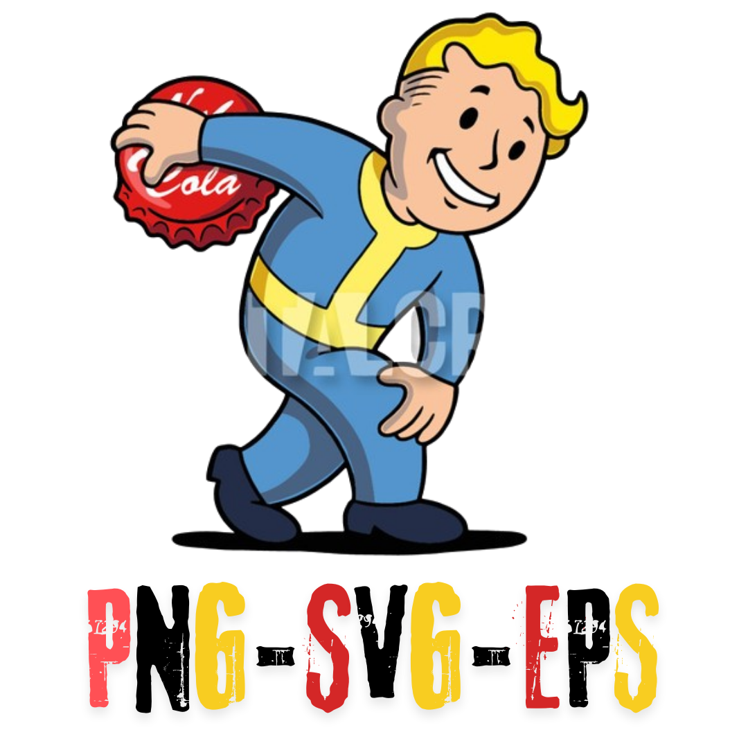 Vault Dweller's Favorite Beverage. A Layered SVG, PNG, EPS I | Inspire ...