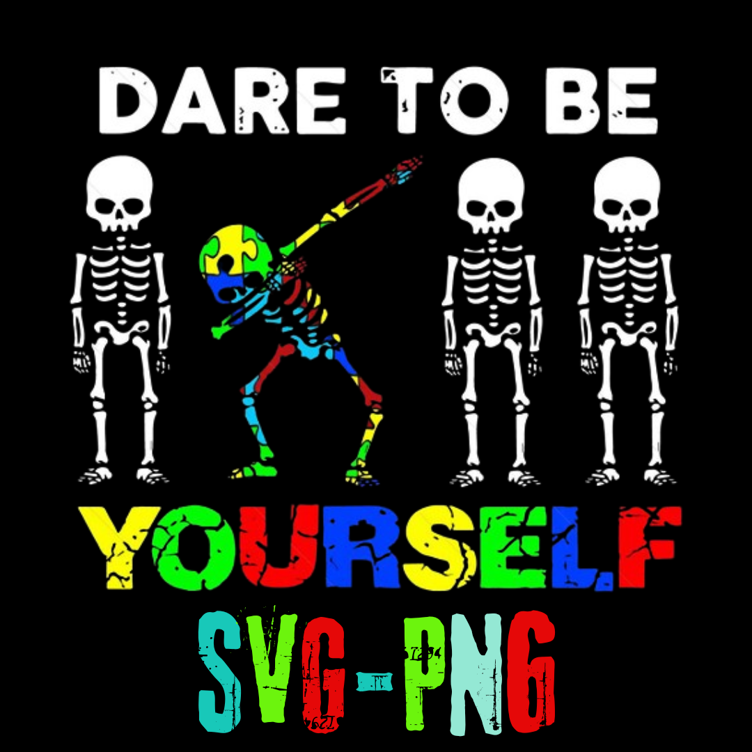 Autism Awareness Skeleton SVG, Autism SVG, Awareness SVG PNG | Inspire ...