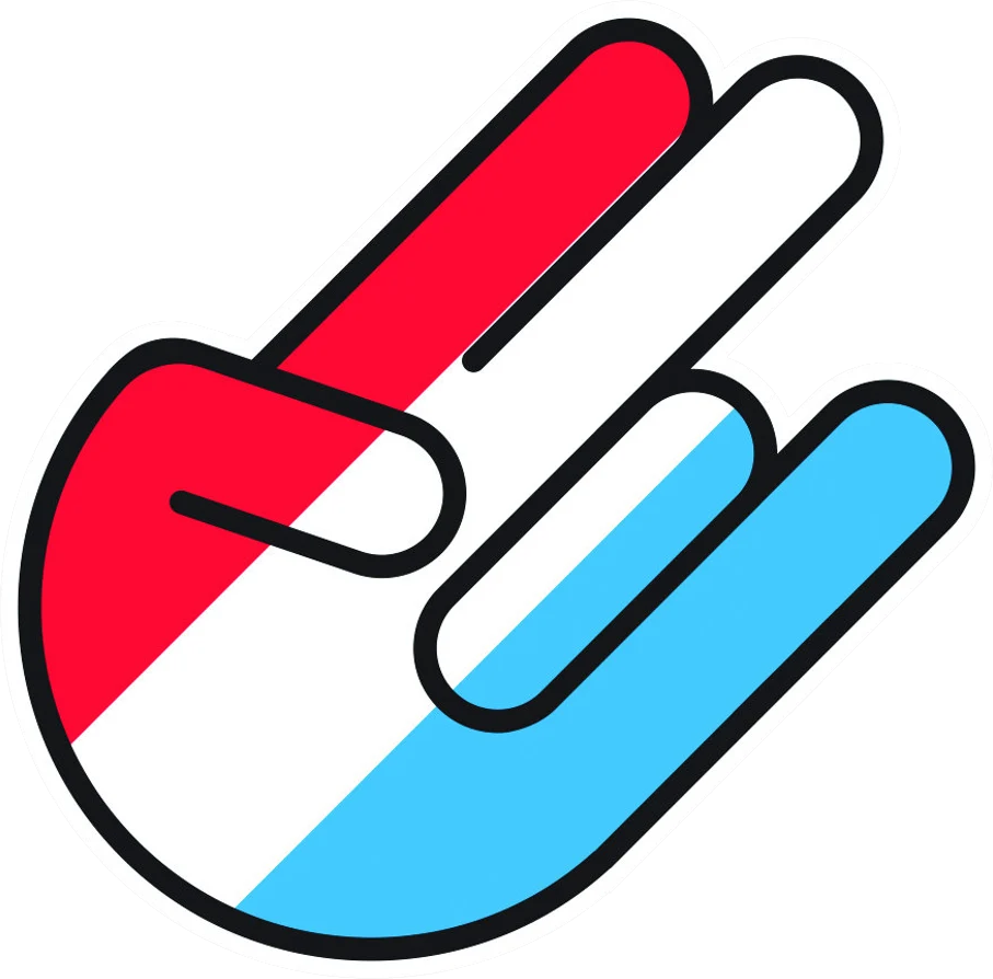 Luxembourger Shocker Sticker Self Adhesive Vinyl Luxembourg | Inspire ...