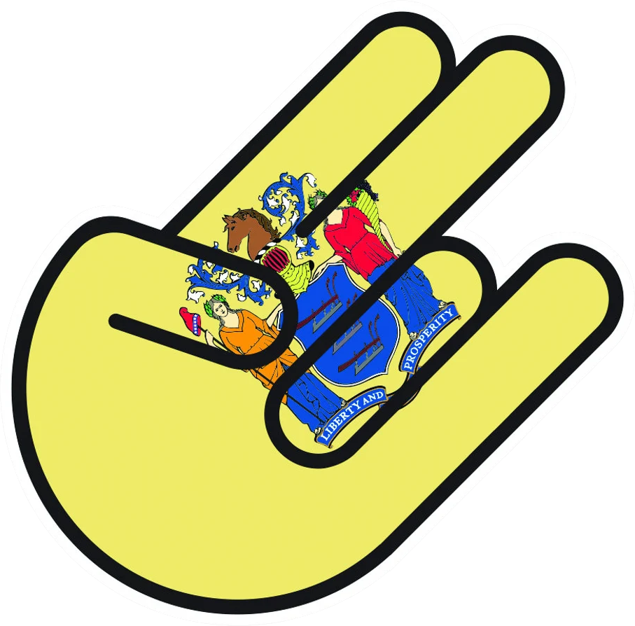 New Jersey Shocker Sticker Self Adhesive Vinyl new jerseyan | Inspire ...