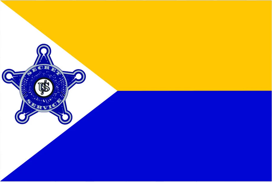 Secret Service Flag Sticker Self Adhesive Vinyl u.s. homelan | Inspire ...