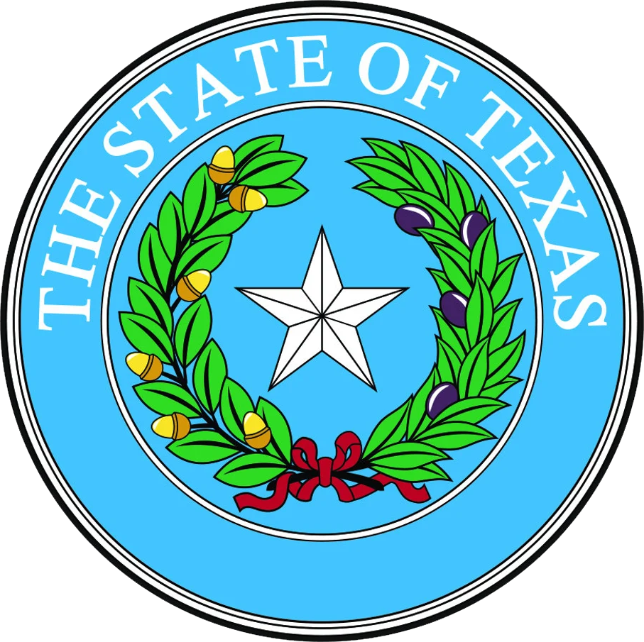 Texas State Seal Sticker Self Adhesive Vinyl lone star Gods | Inspire ...