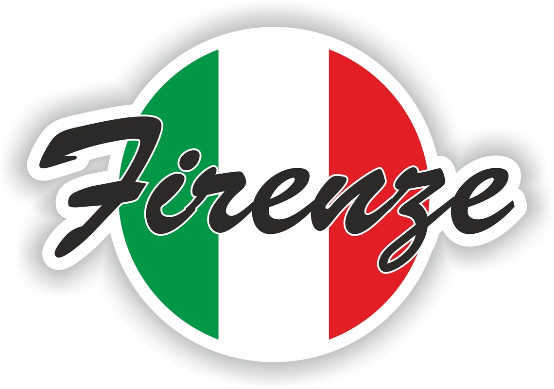 Firenze Sticker Flag for Laptop Book Fridge Guitar Motorcycl | Inspire ...