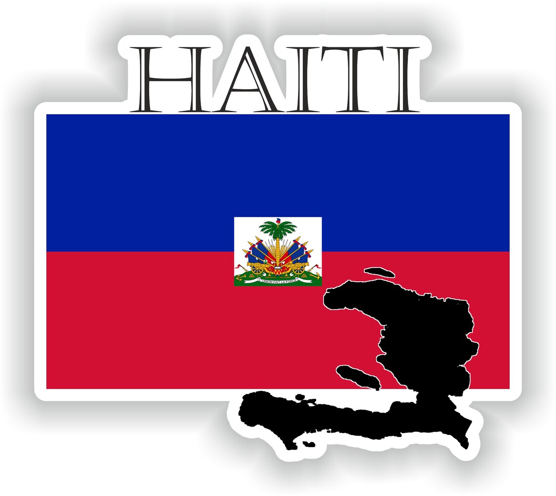 Haiti Sticker Flag MF for Laptop Book Fridge Guitar Motorcyc | Inspire ...