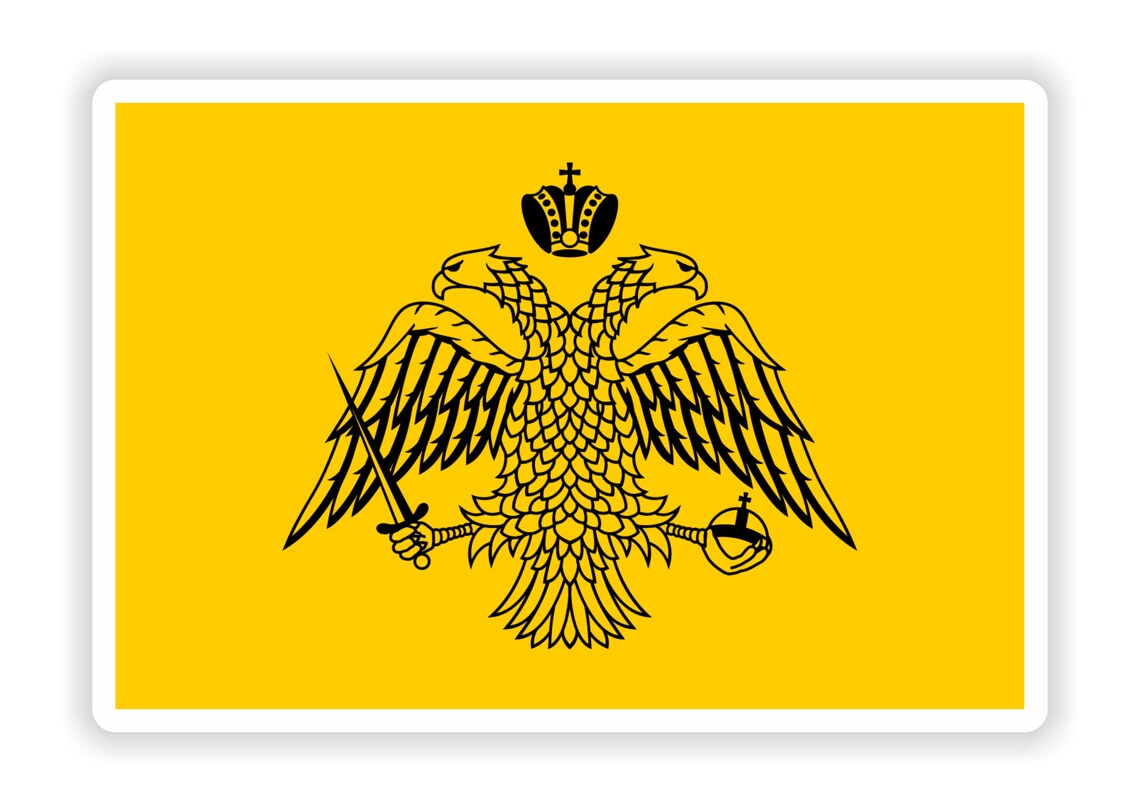 Holy Mount Athos Flag Sticker for Bumper Car Van Truck Motor | Inspire ...