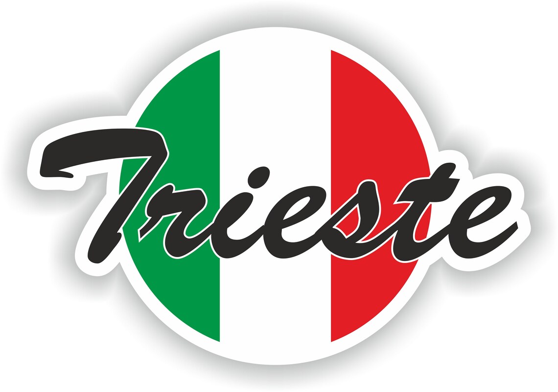 Trieste Sticker Flag for Laptop Book Fridge Guitar Motorcycl | Inspire ...