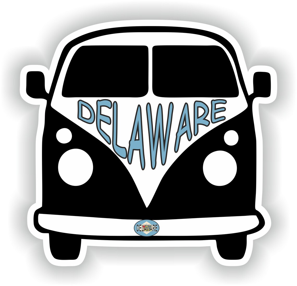 Van Delaware Sticker for Car Truck Mobile Home Caravane Lapt | Inspire ...