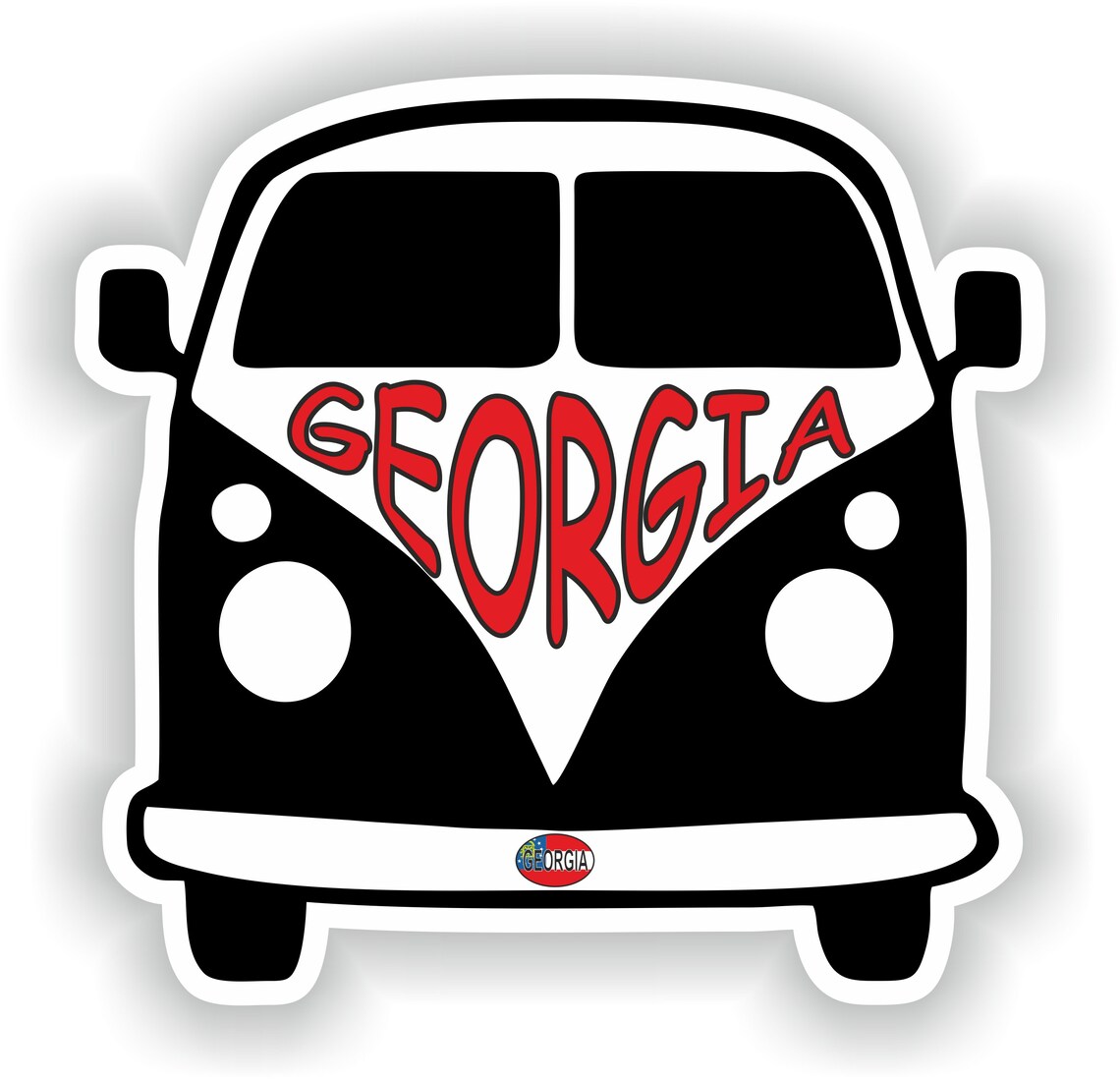 Van Georgia USA Sticker for Car Truck Mobile Home Caravane L | Inspire ...