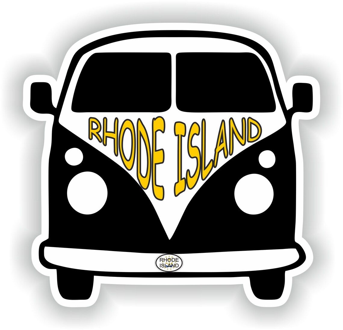 Van Rhode Island Sticker for Car Truck Mobile Home Caravane | Inspire ...